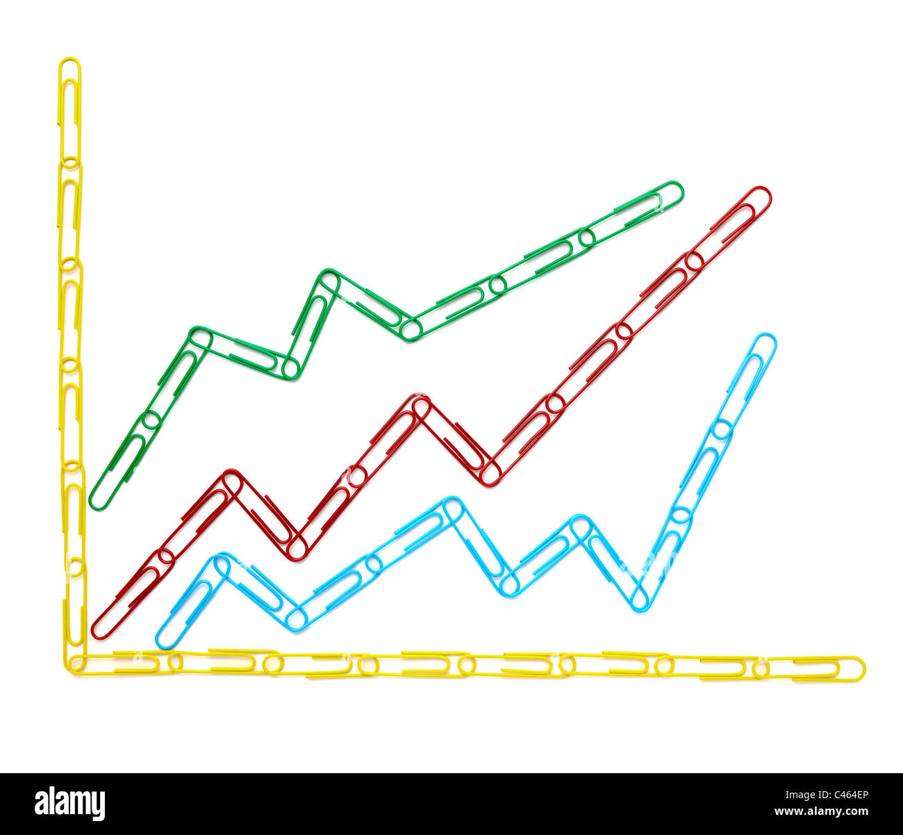 Economy graph Cut Out Stock Images & Pictures - Alamy
