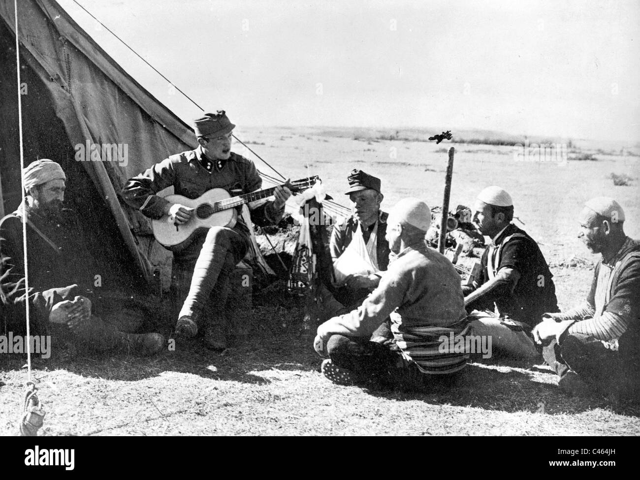 Austrian Red Cross camp. 1916 Stock Photo - Alamy