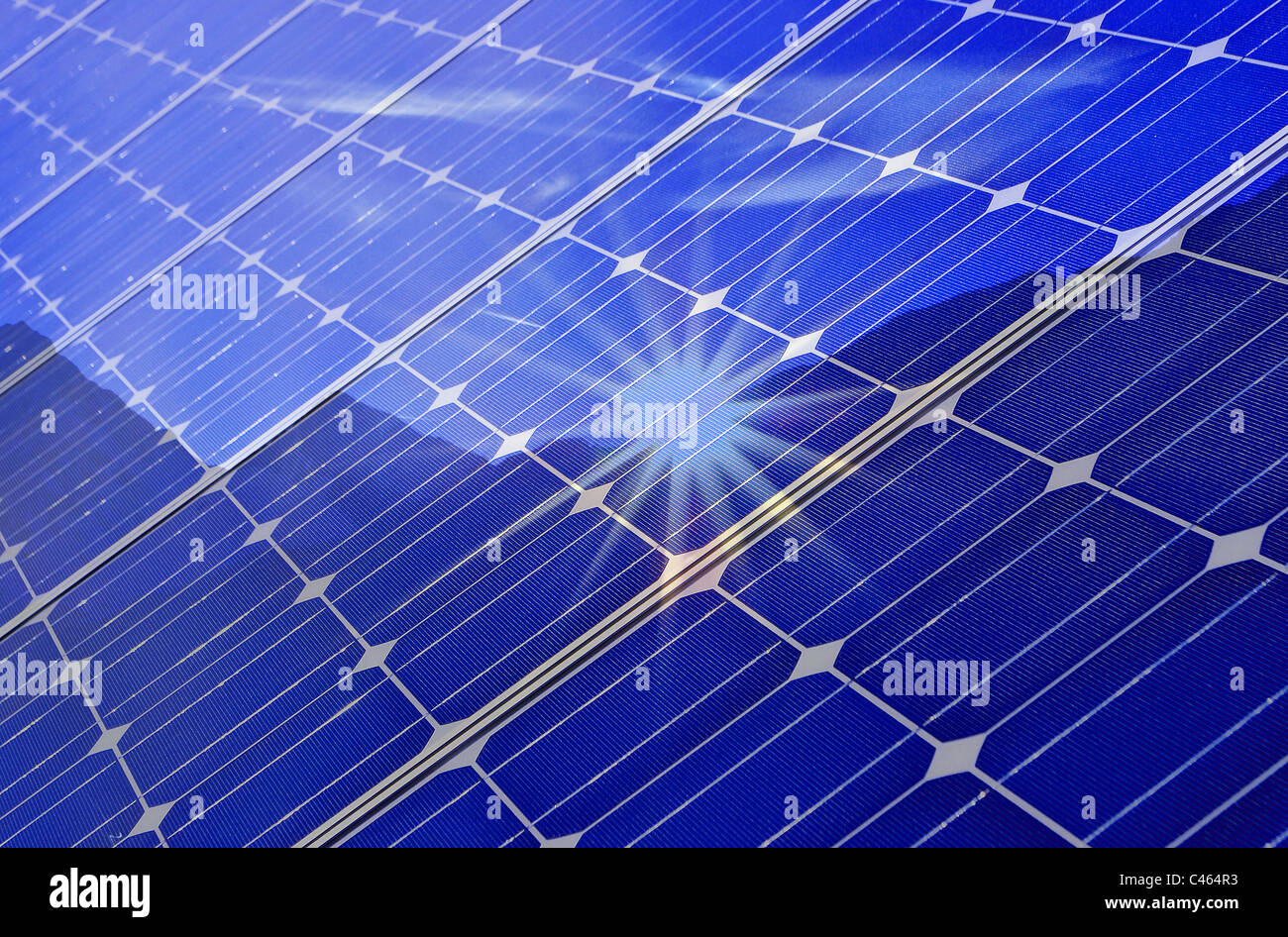 isolated solar panel, green economy Stock Photo - Alamy