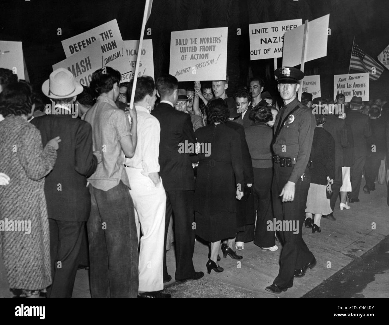 Nazi Germany: Foreign protests against German NS politics Stock Photo ...