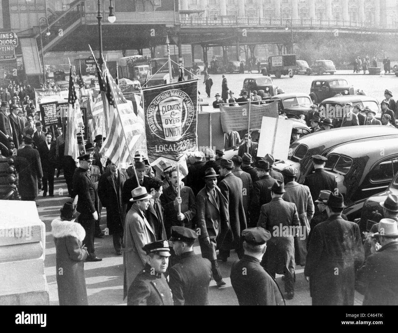 Nazi Germany: Foreign protests against German NS politics Stock Photo ...