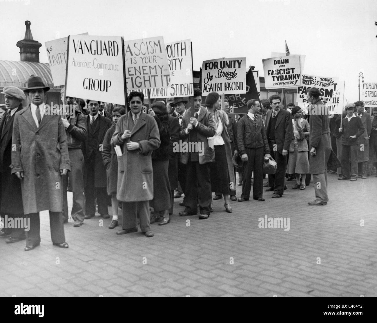 Nazi Germany: Foreign protests against German NS politics Stock Photo ...