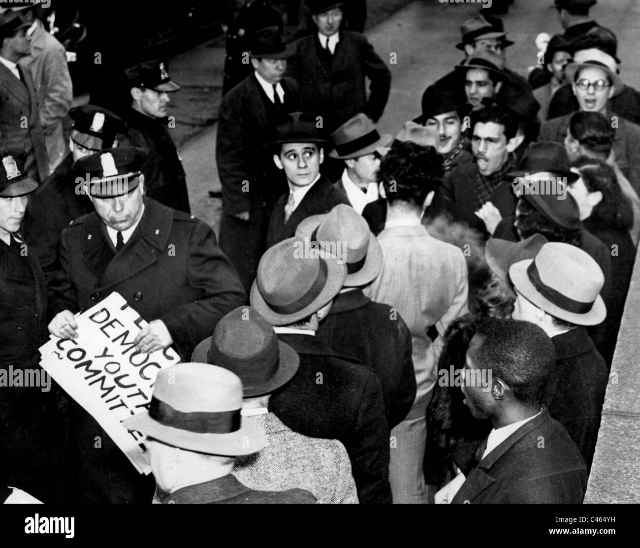 Nazi Germany: Foreign protests against German NS politics Stock Photo ...