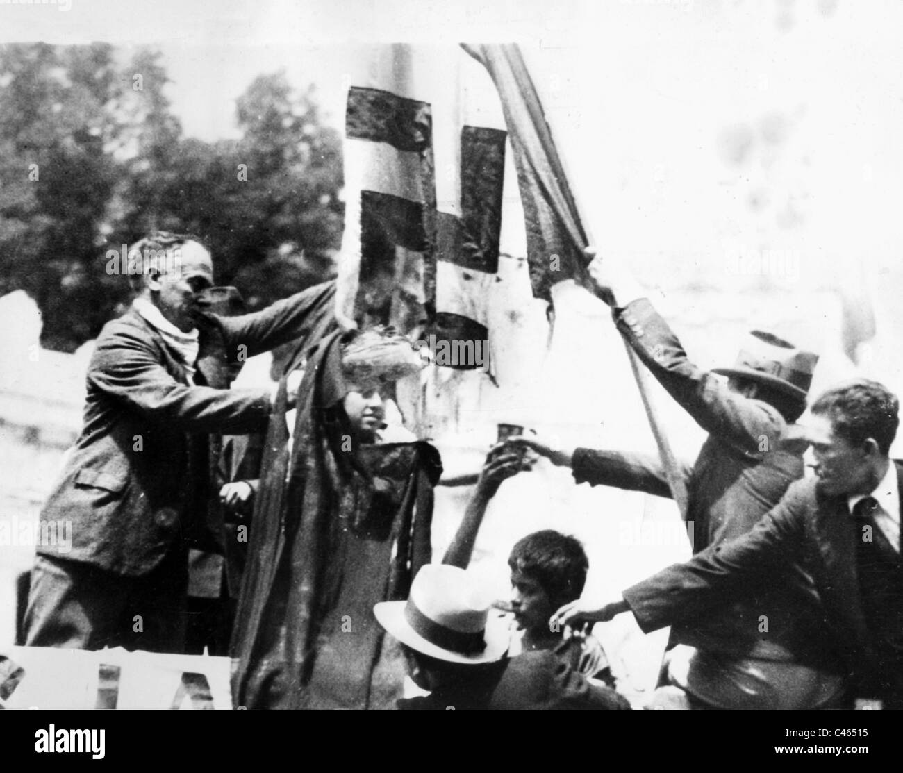 Nazi Germany: Foreign protests against German NS politics Stock Photo ...