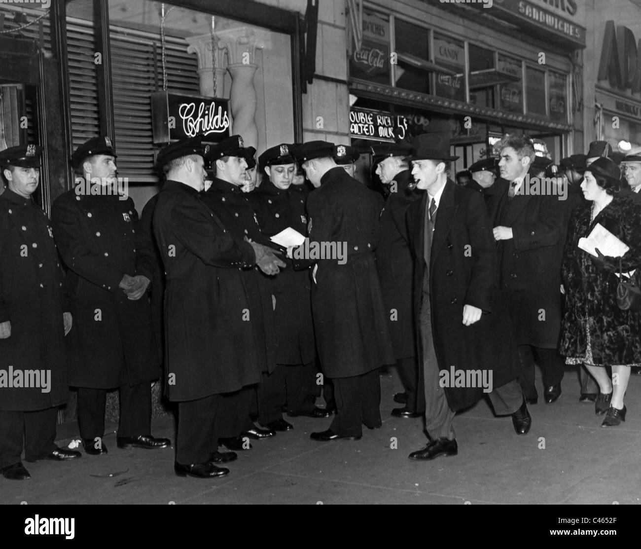 Nazi Germany: Foreign protests against German NS politics Stock Photo ...