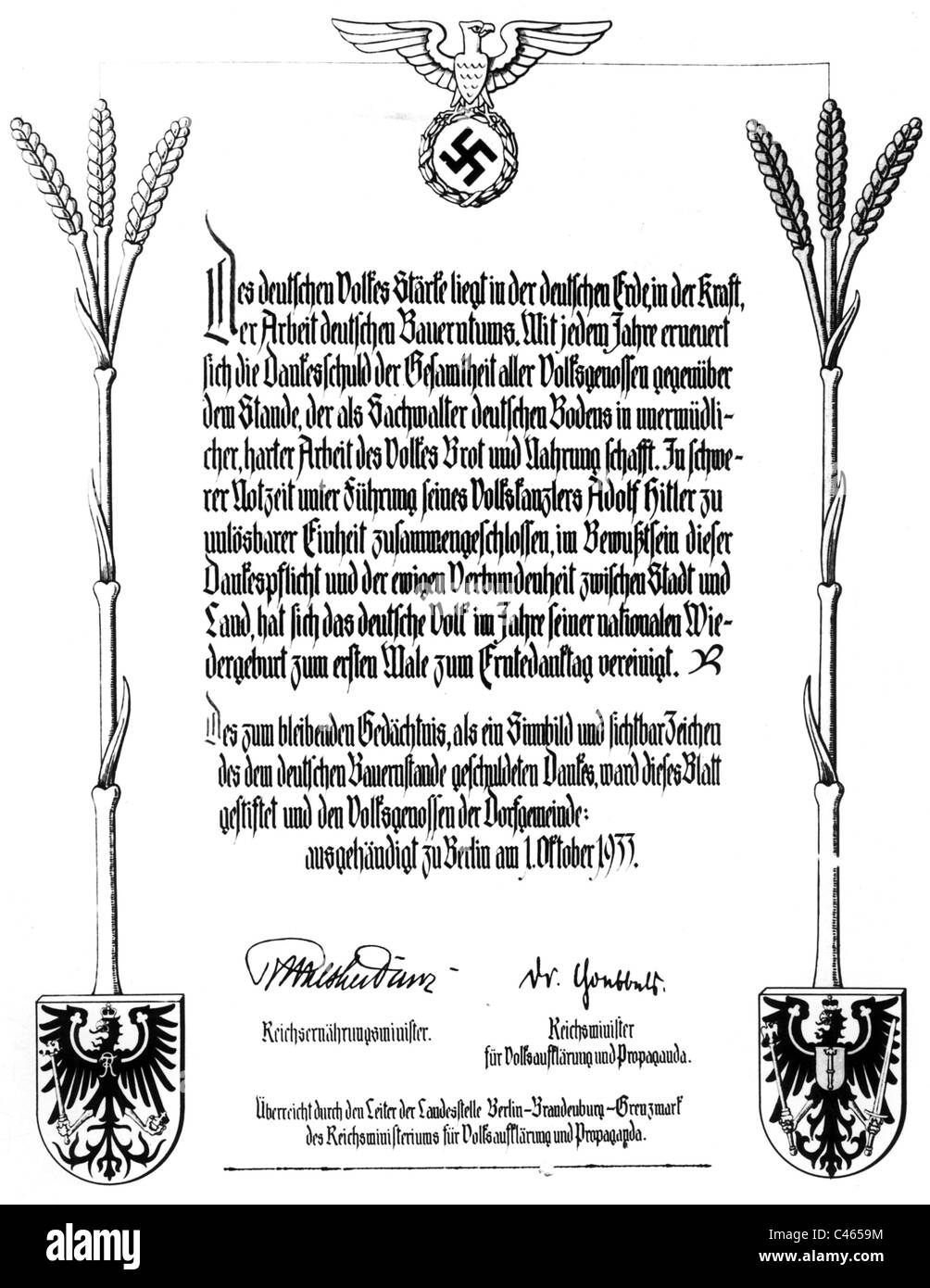 Nazi propaganda letter hi-res stock photography and images - Alamy