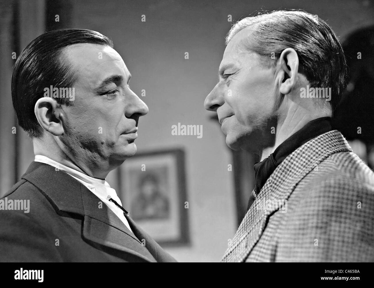 Curt Goetz and Paul Henckels in 'Napoleon ist an allem schuld', 1938 ...