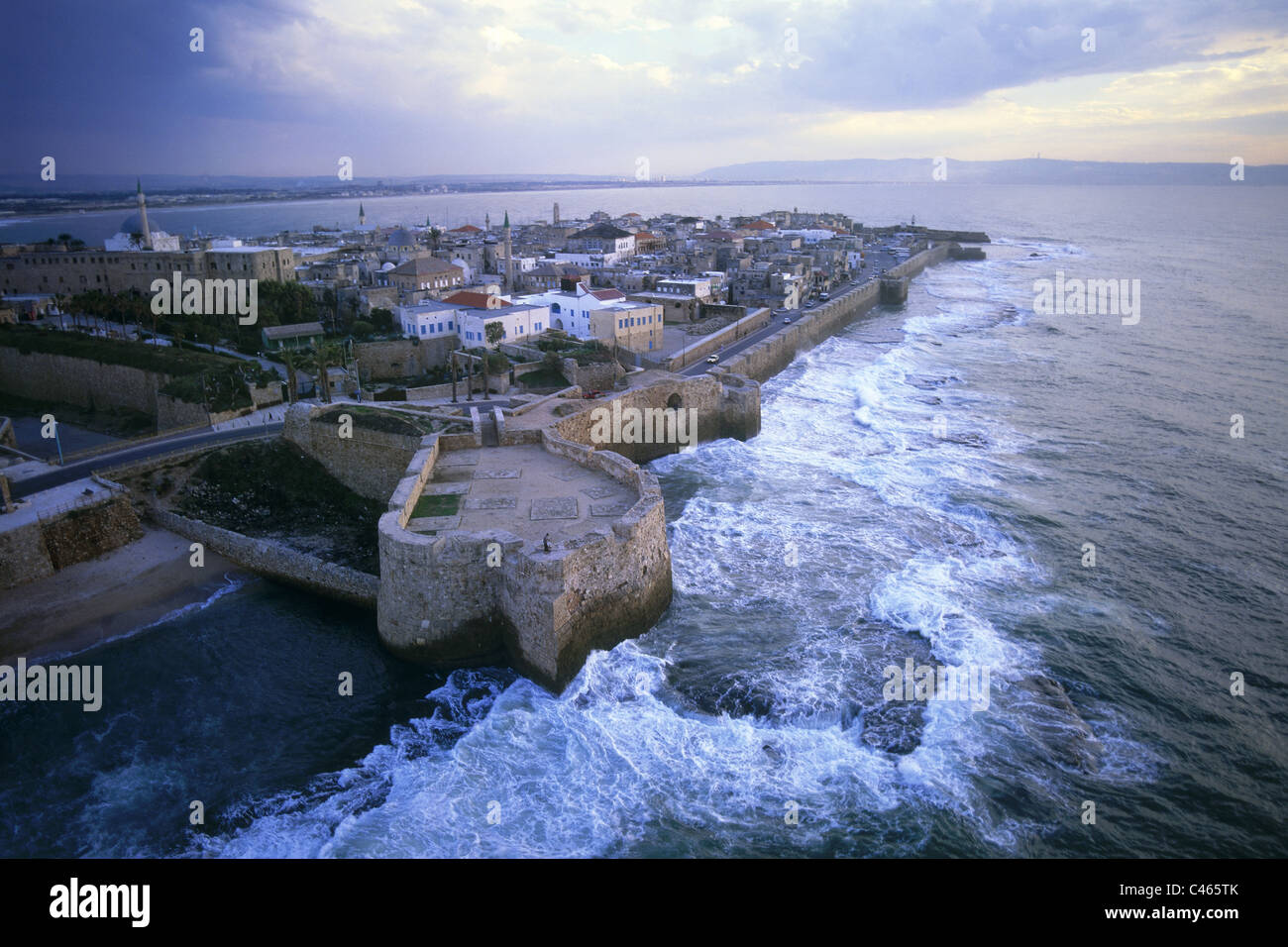 Aerial photograph of the old city of Acre Stock Photo - Alamy