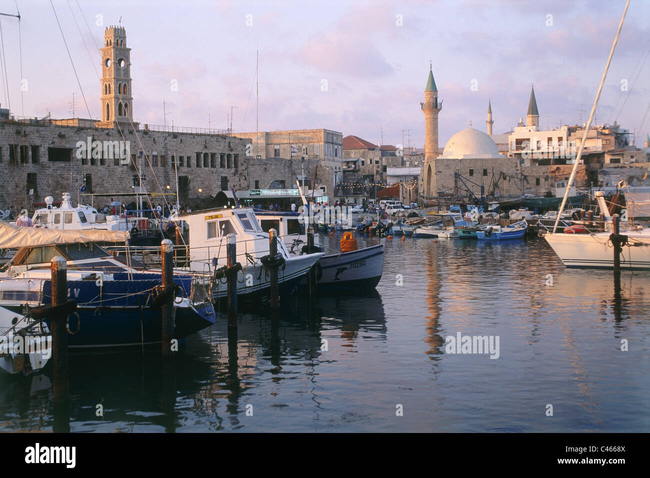 Photograph of the port of Acre Stock Photo - Alamy