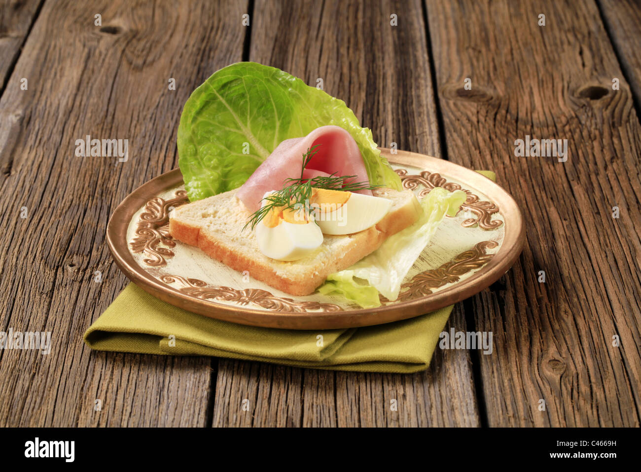 Boiled egg ham hi-res stock photography and images - Alamy