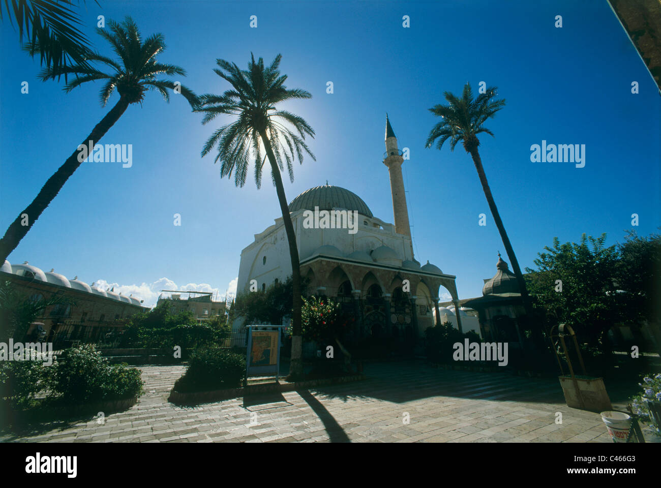 Photograph of the Al Jazar mosque in the old city of Acre Stock Photo ...