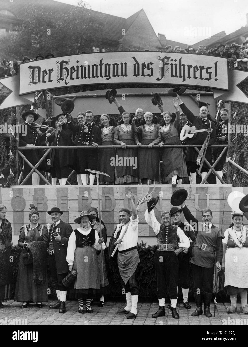 Nazi Germany: Führer cult Stock Photo - Alamy