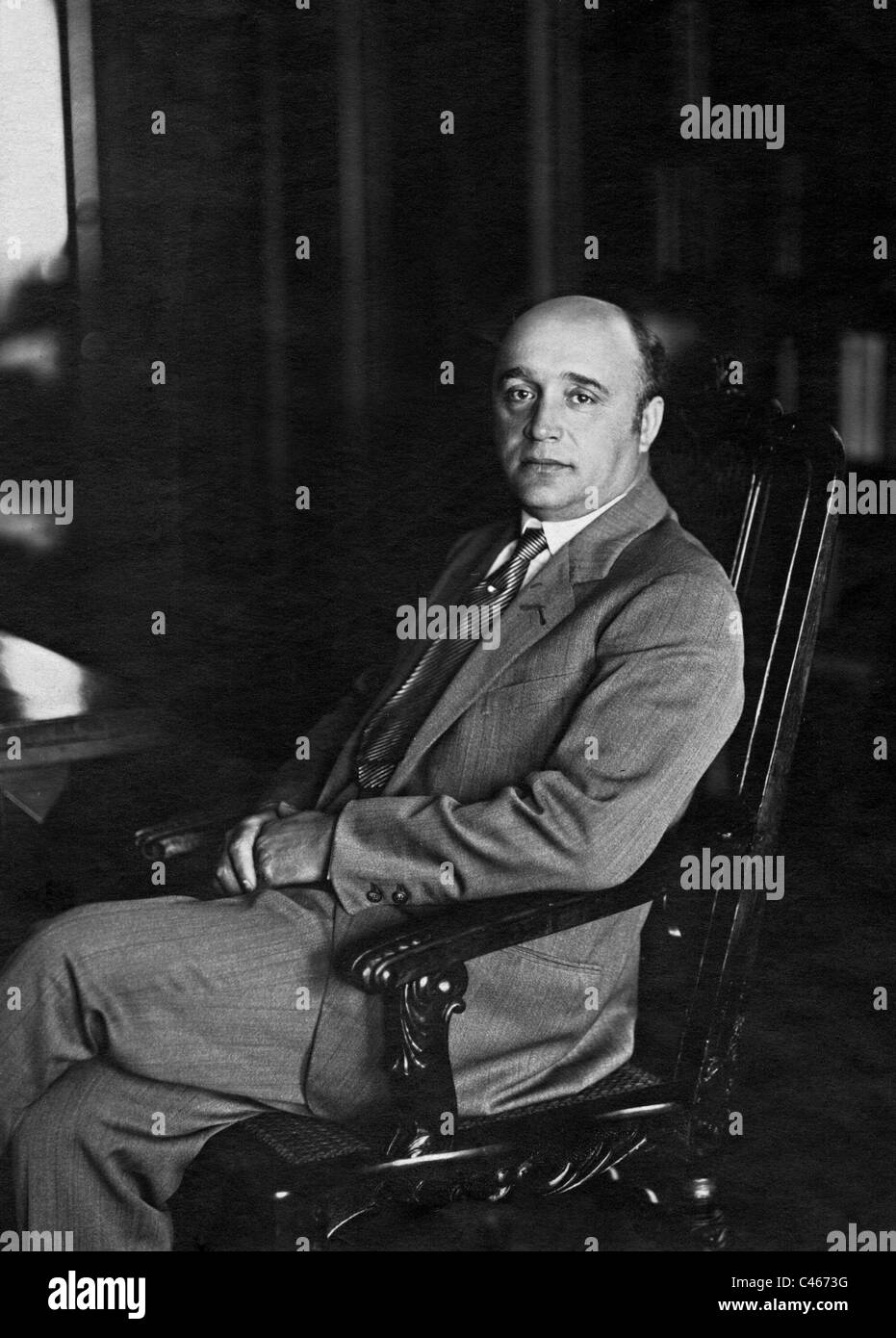 Friedrich Bergius, 1925 Stock Photo - Alamy