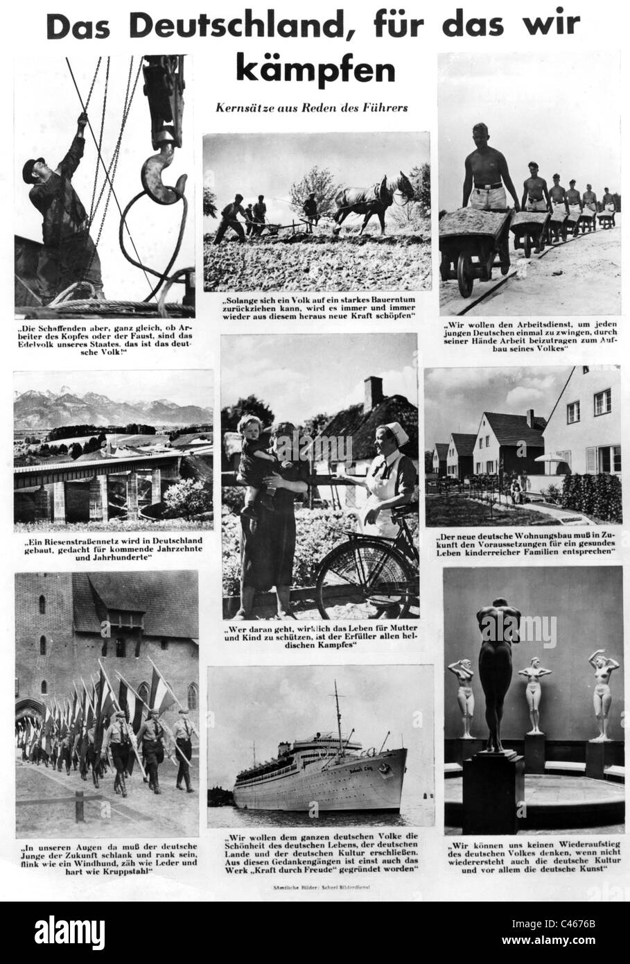 Nazi Germany: Führer cult Stock Photo - Alamy