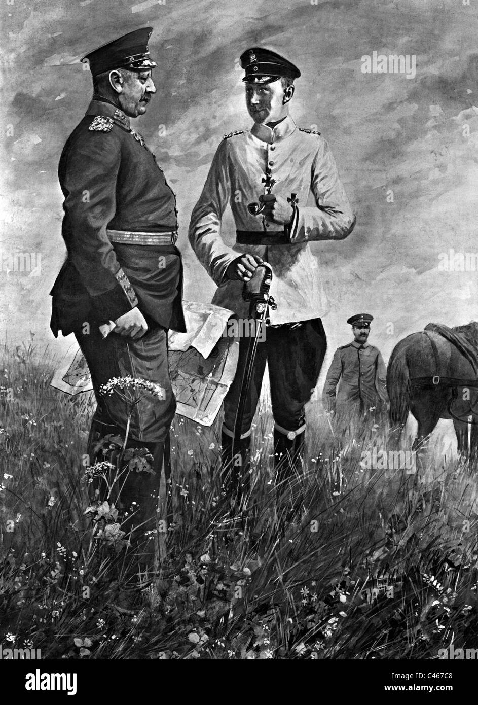 Helmuth von moltke and crown prince wilhelm hi-res stock photography ...