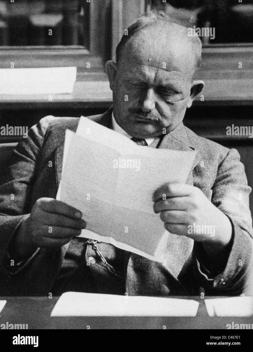 Hans Fischer, 1931 Stock Photo - Alamy