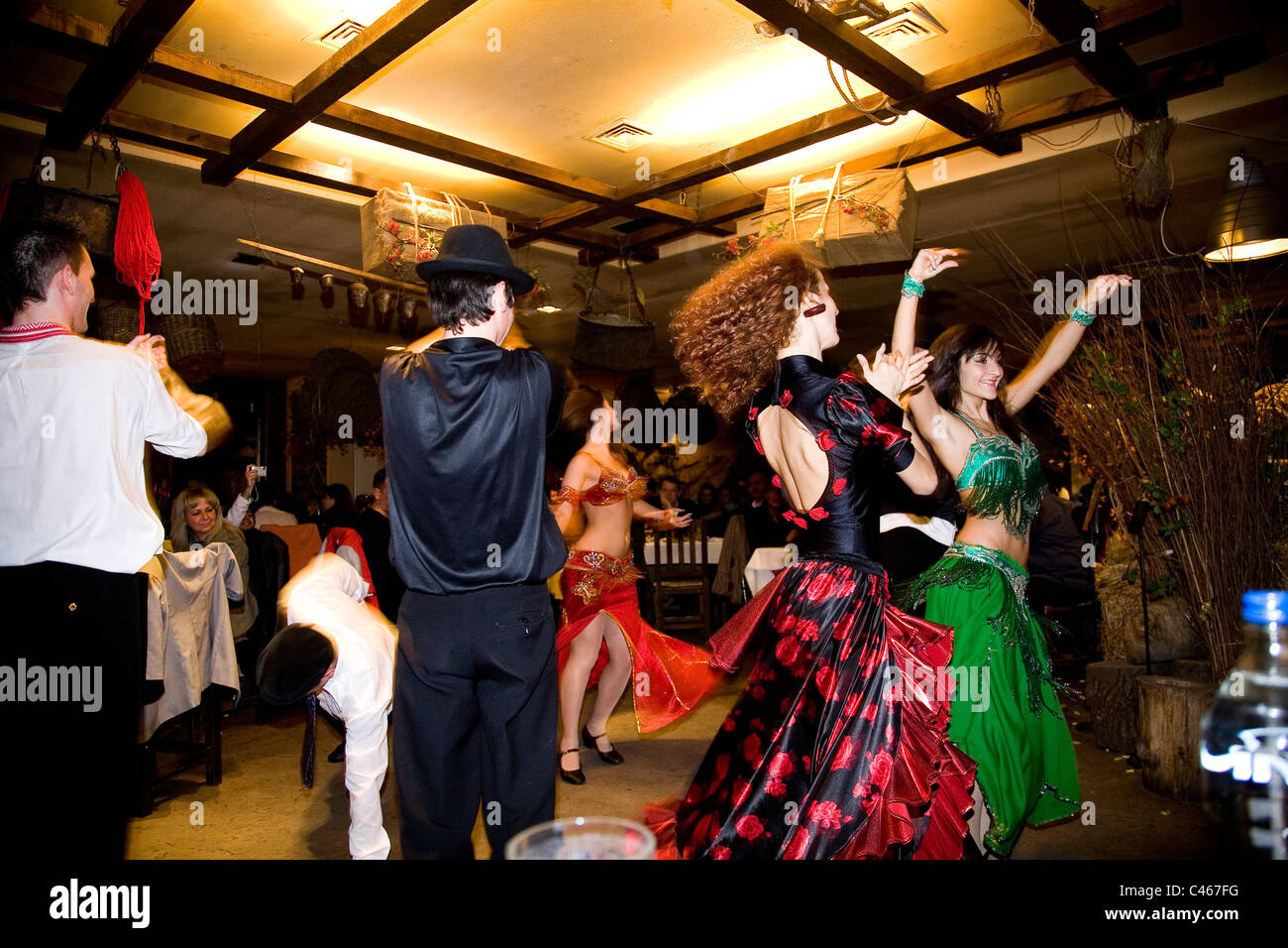 Photograph of a Bulgarian dancer during performance Stock Photo - Alamy