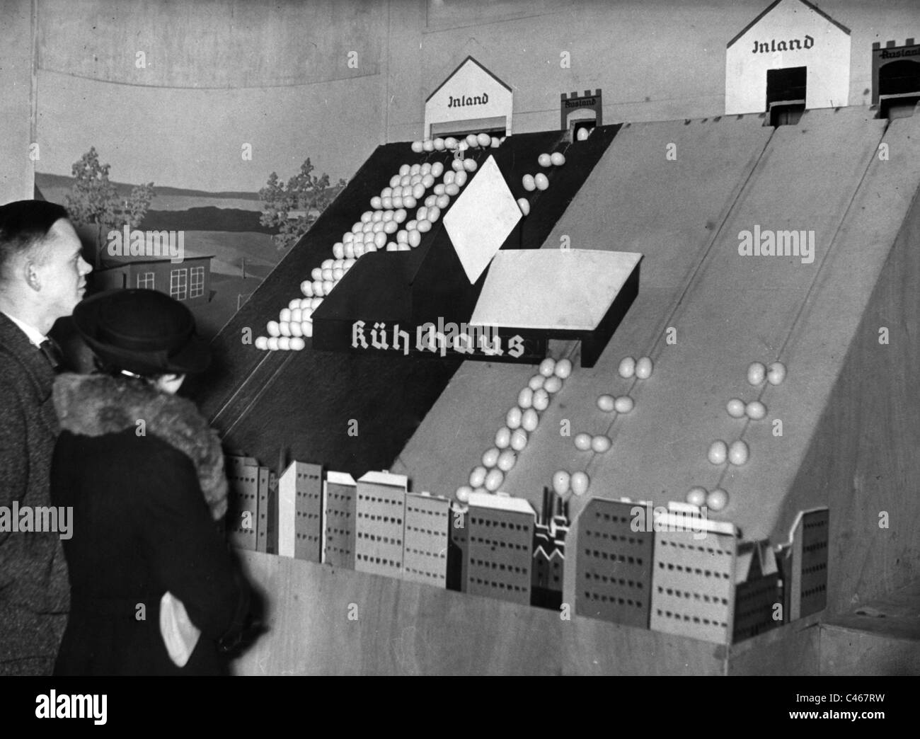 Nazi Germany, Industry and economy: Exhibitions, 1933-1945 Stock Photo ...