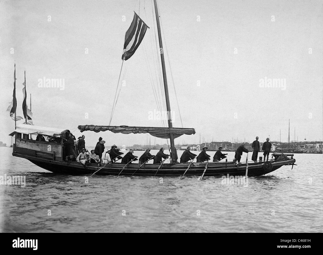 Chinese junk, 1908 Stock Photo - Alamy