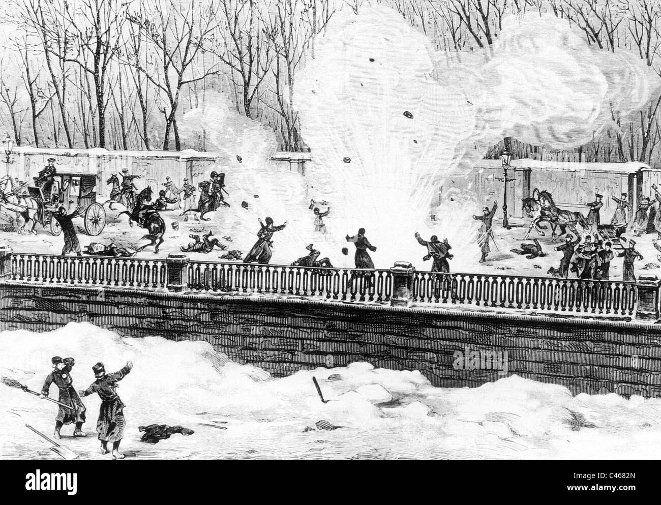 Assassination of Czar Alexander II, 1881 Stock Photo - Alamy