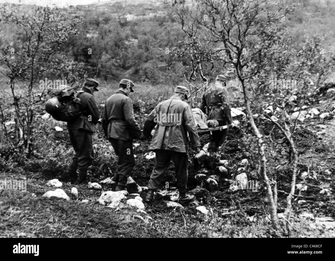 Second World War: Transport of Wounded German Soldiers Stock Photo - Alamy