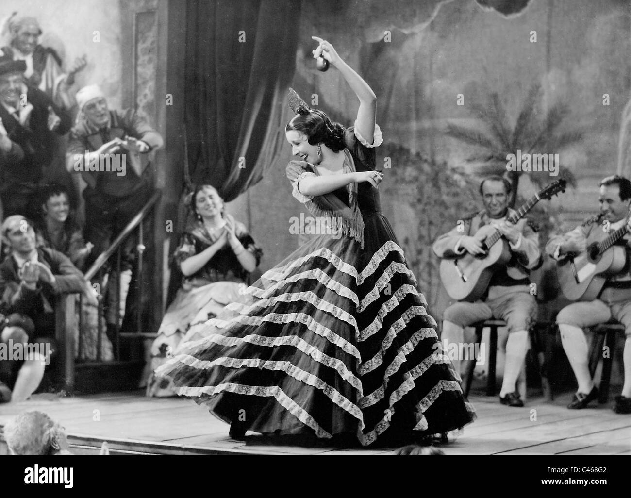 Imperio Argentina in 'Andalusian Nights', 1938 Stock Photo - Alamy