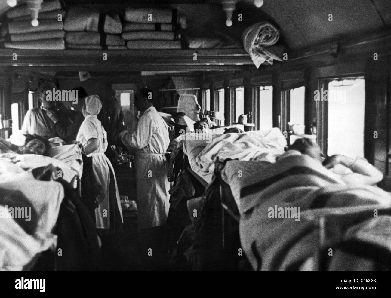 Hospital train railway hi-res stock photography and images - Alamy