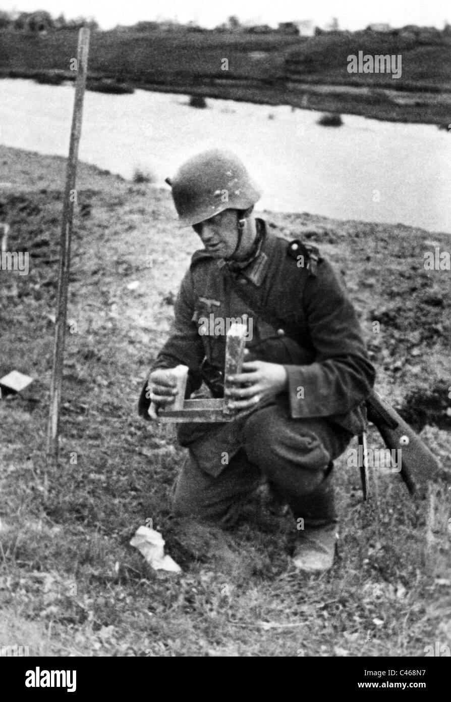 Second World War: Captured Red Army munitions Stock Photo - Alamy