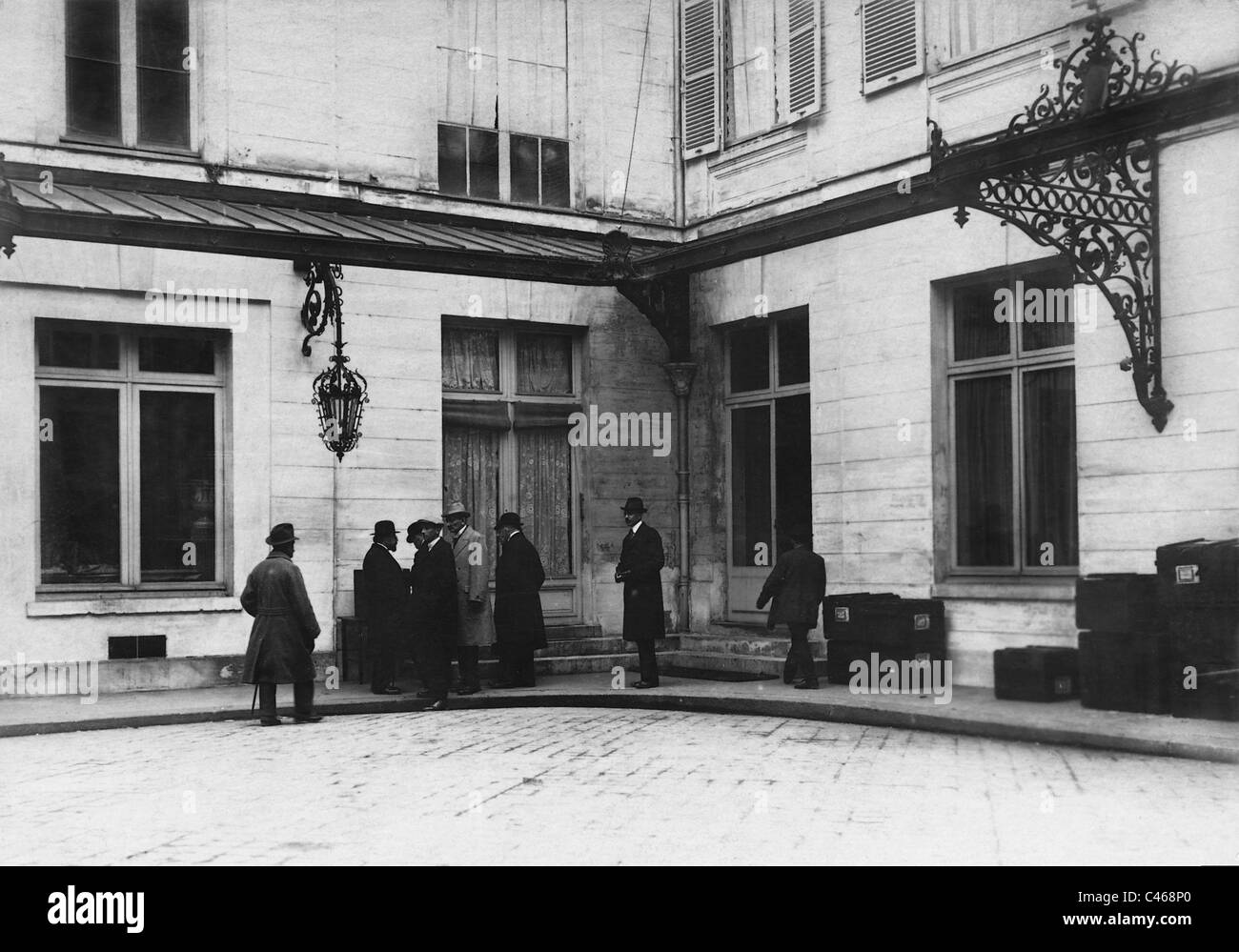 German delegation versailles hi-res stock photography and images - Alamy