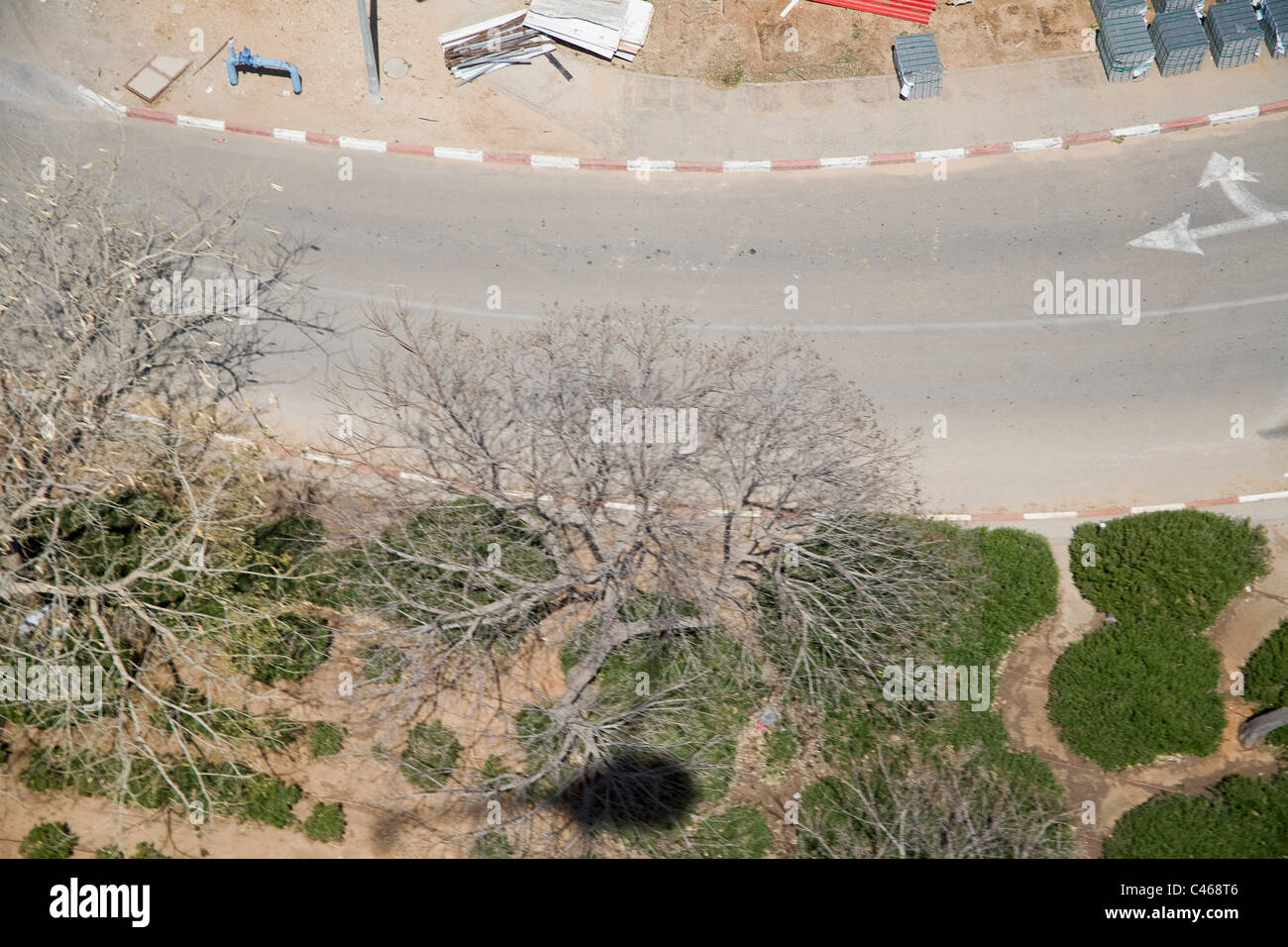 Aerial photograph of the green landscape of Israel Stock Photo - Alamy