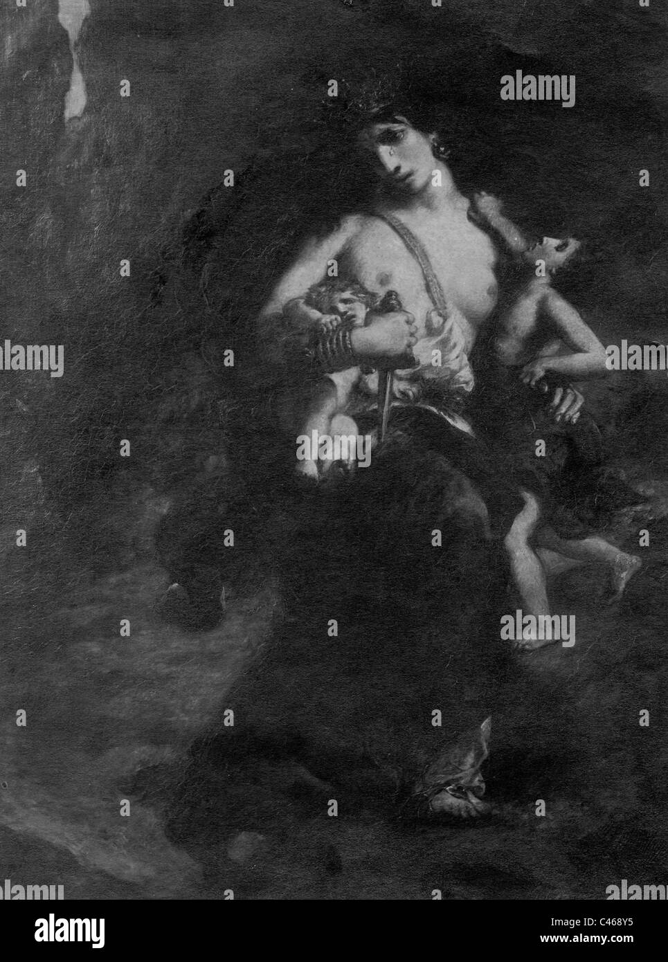 Eugene delacroix painting medea hi-res stock photography and images - Alamy