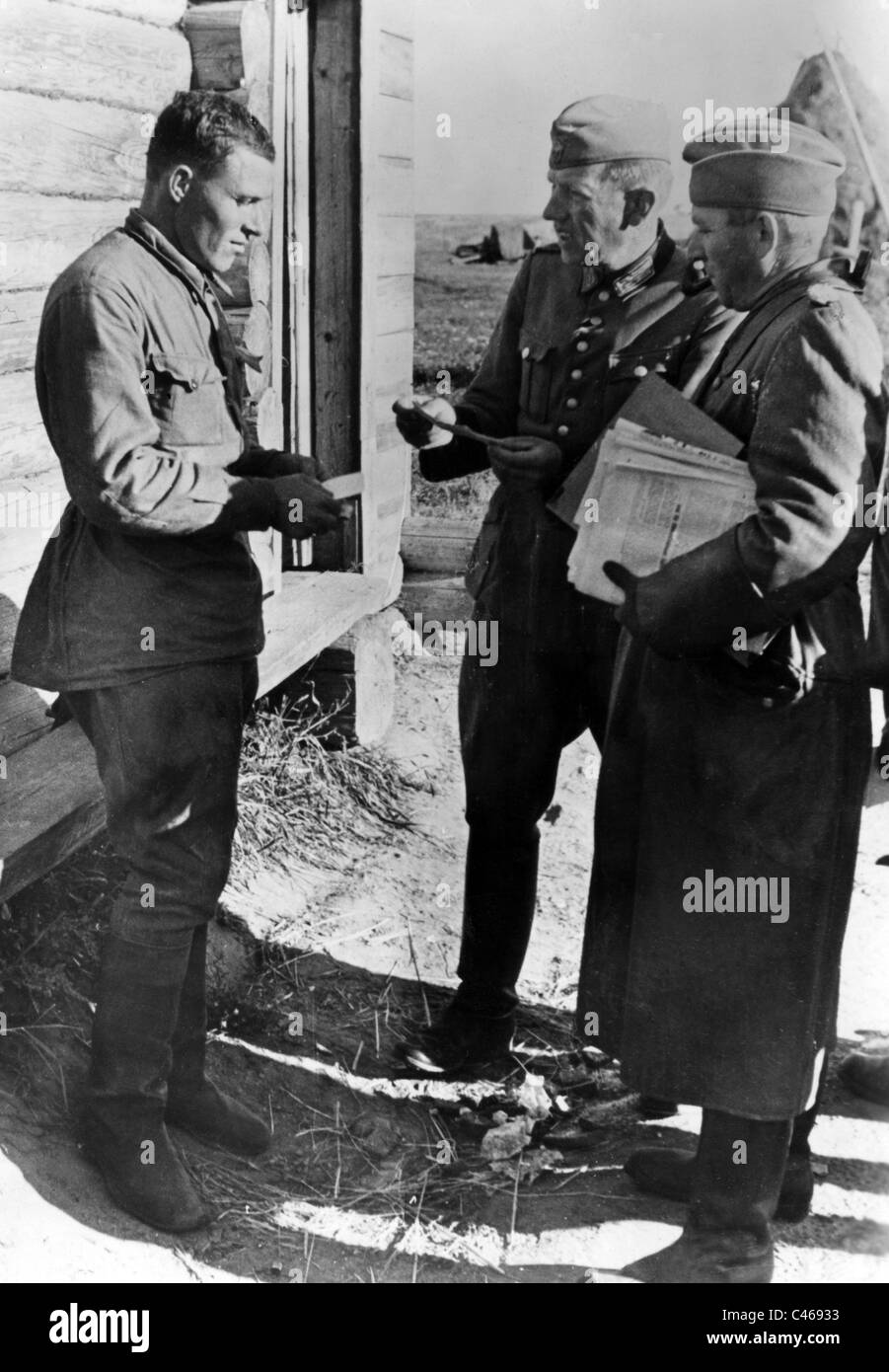 Second World War: Russian partisans in occupied Soviet Union Stock ...