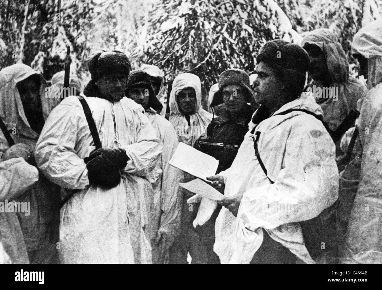 Second World War: Russian partisans in occupied Soviet Union Stock ...