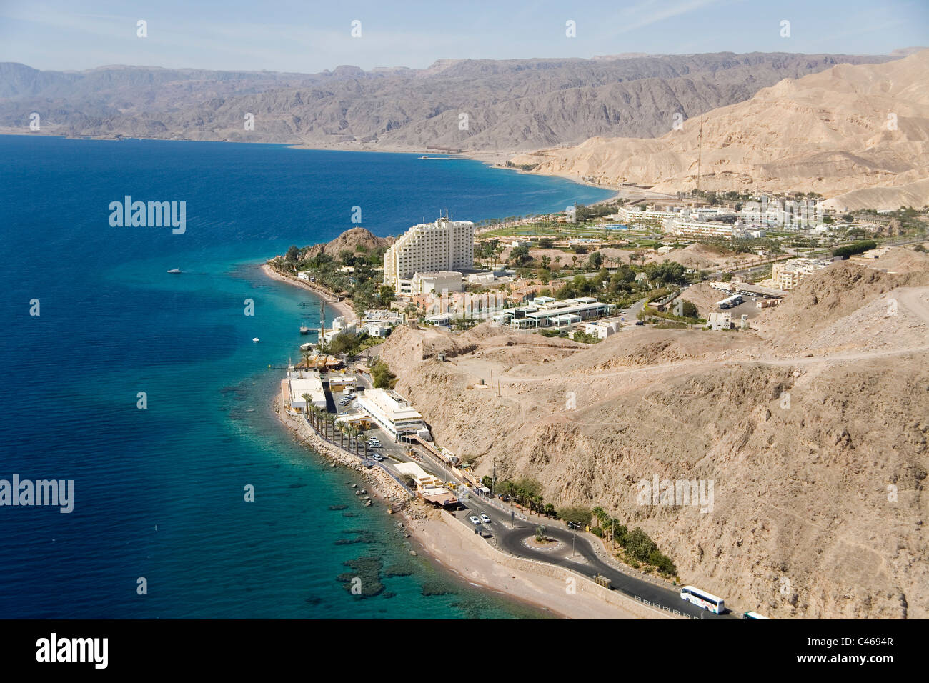 Aerial photograph of the Egyptian village of Taba Stock Photo - Alamy