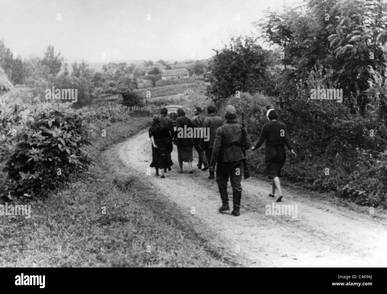Second World War: Russian partisans in occupied Soviet Union Stock ...