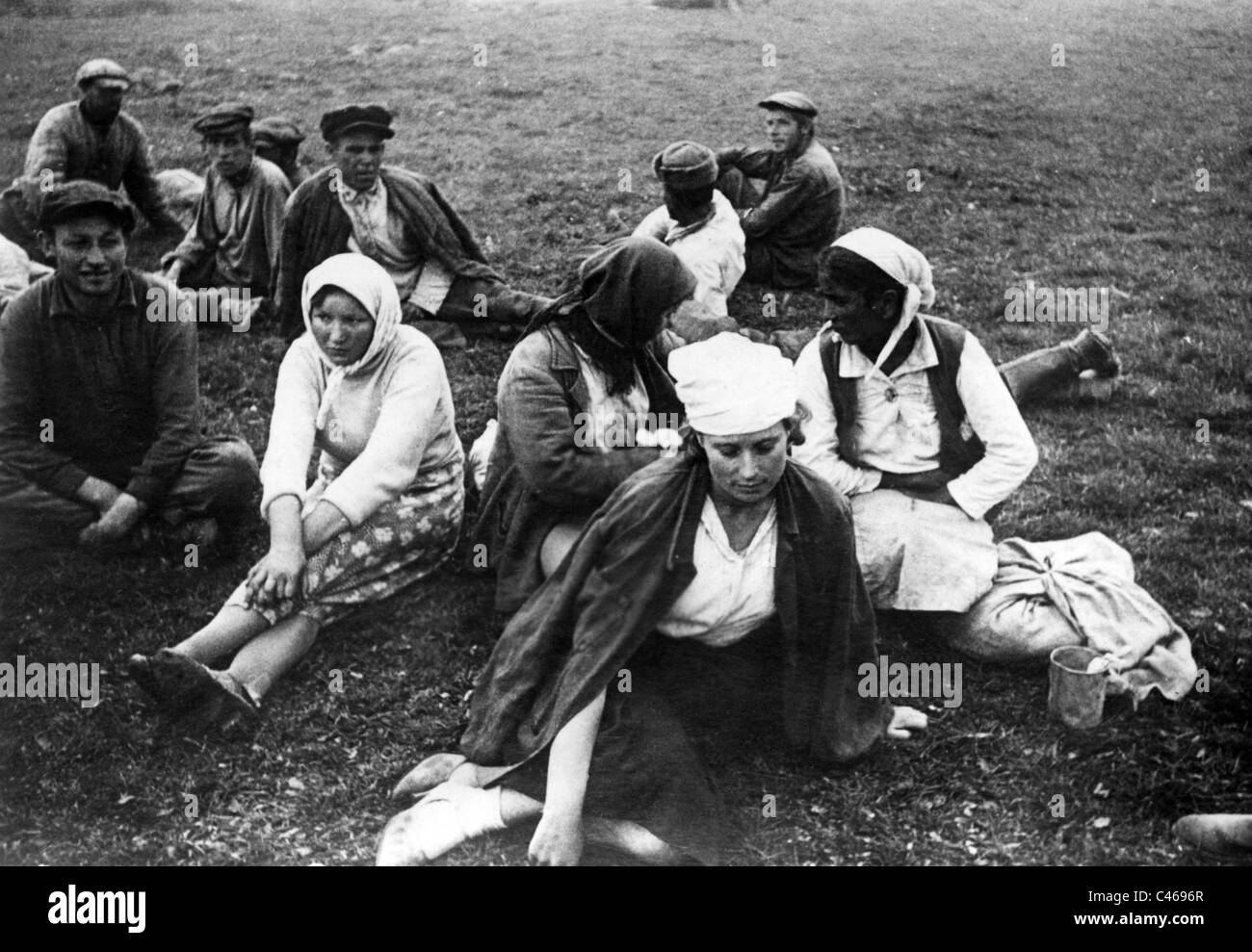 Second World War: Russian partisans in occupied Soviet Union Stock ...