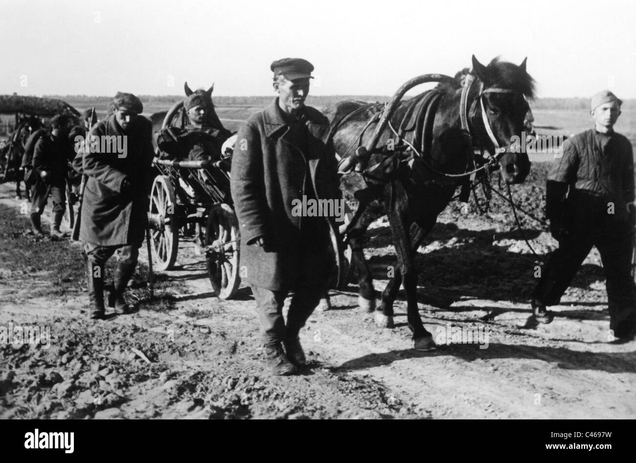 Second World War: Russian partisans in occupied Soviet Union Stock ...