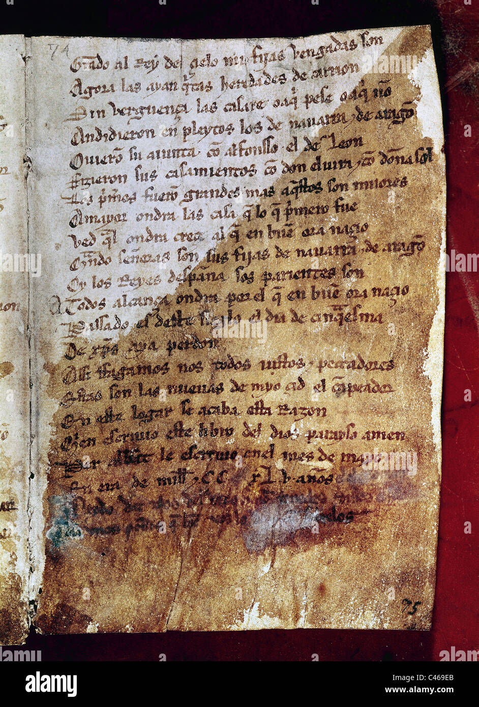 Medieval poem hi-res stock photography and images - Alamy