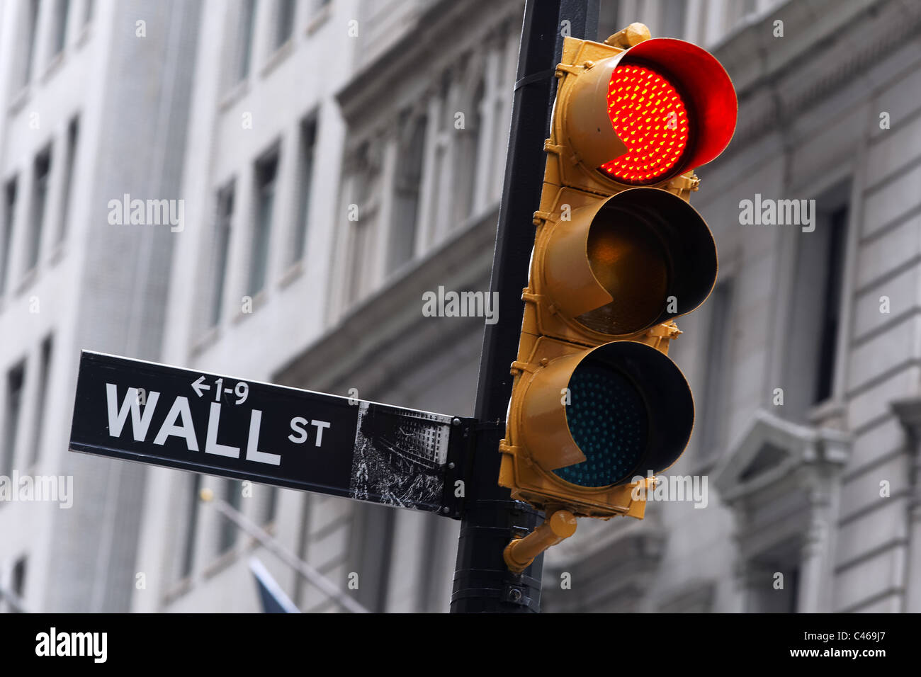 The Wall street area in New York City's financial district houses the ...