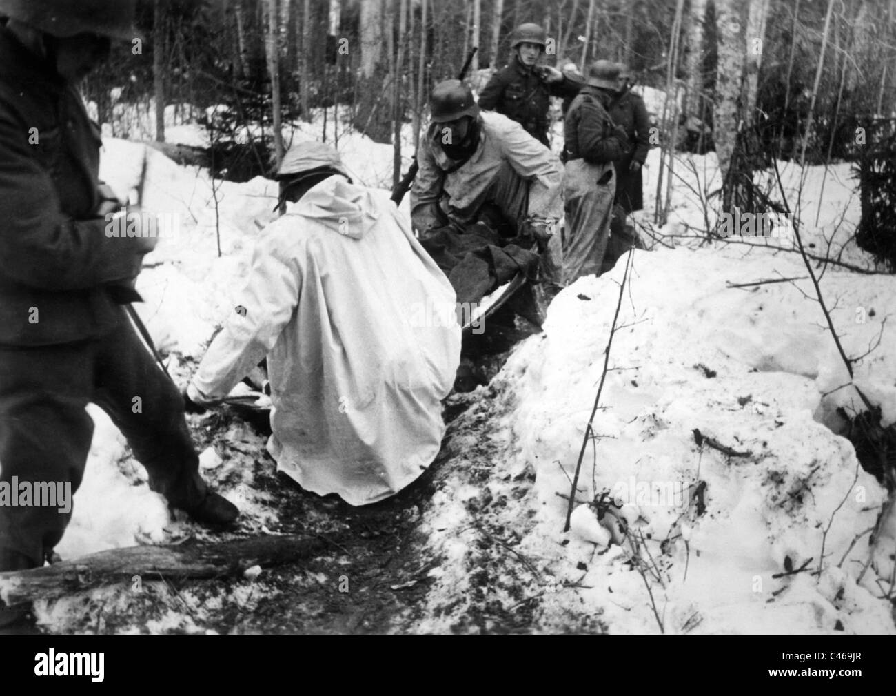 Second World War: German police fighting partisans in occupied Soviet ...