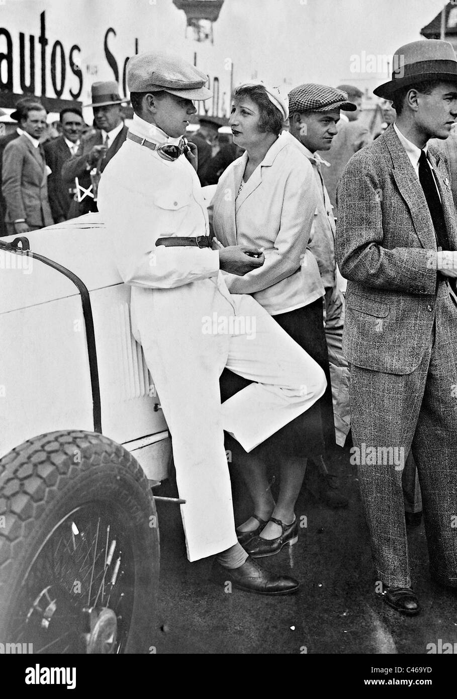 Rudolf Caracciola with his wife, 1931 Stock Photo - Alamy