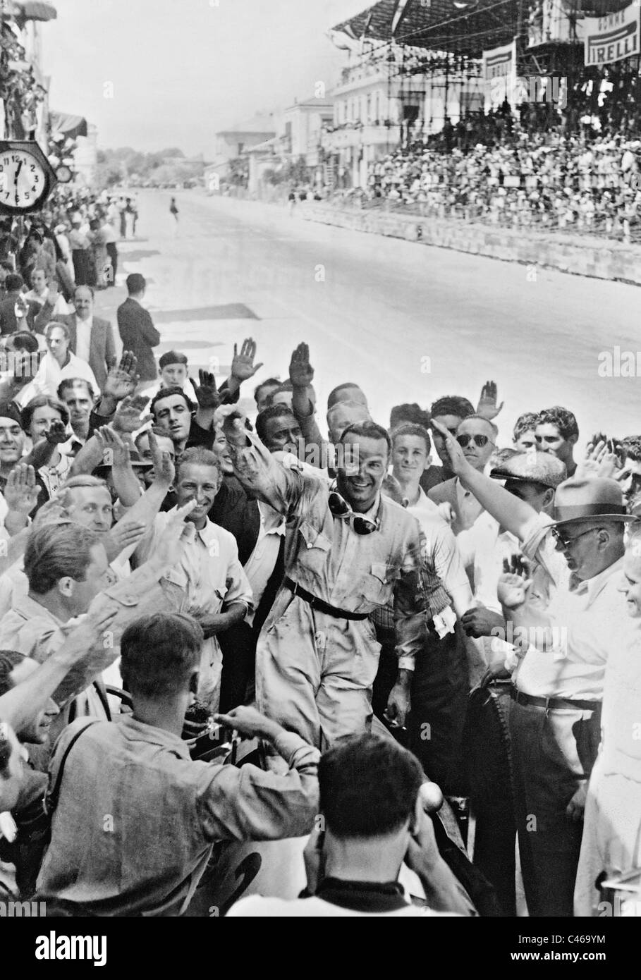 Rudolf Caracciola as winner at the 'Coppa Acerbo', 1938 Stock Photo - Alamy