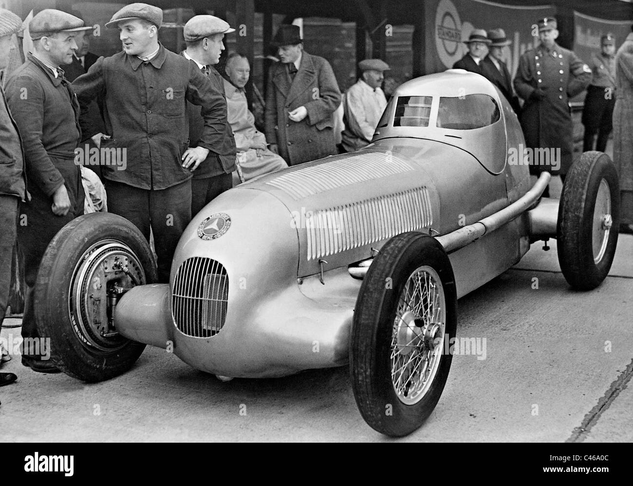 Motor car racing driver Black and White Stock Photos & Images - Alamy