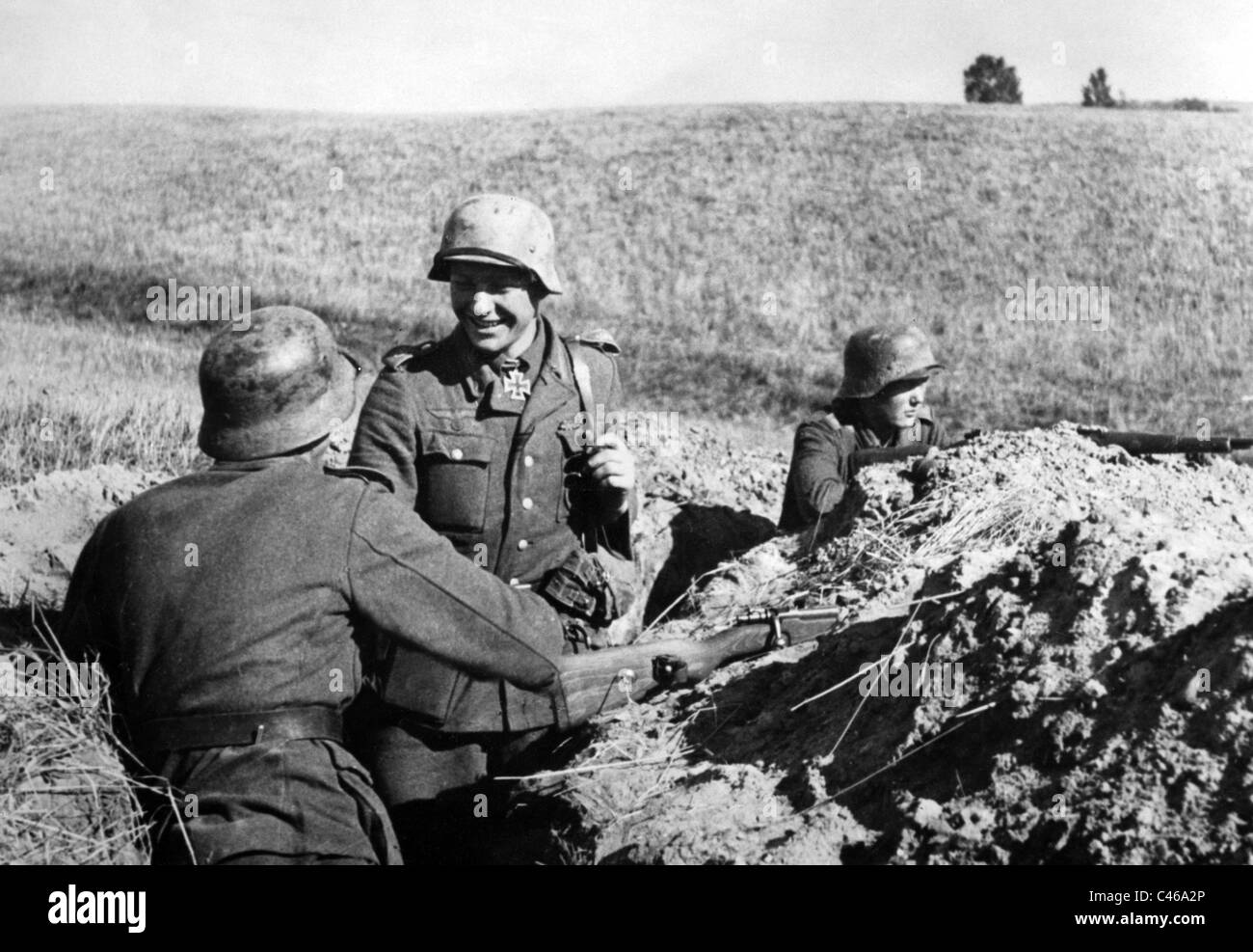 Knights cross of the iron cross of nazi germany Black and White Stock ...