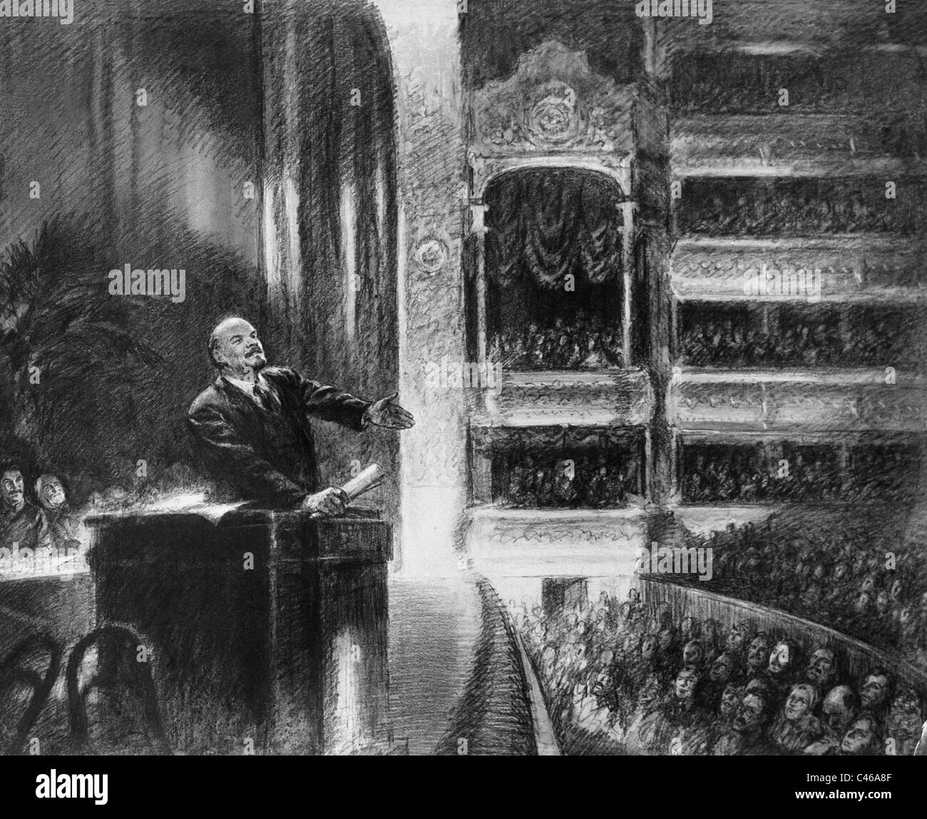 Lenin speech hi-res stock photography and images - Alamy