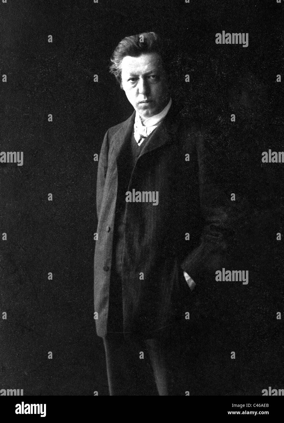 The pianist conrad ansorge Black and White Stock Photos & Images - Alamy