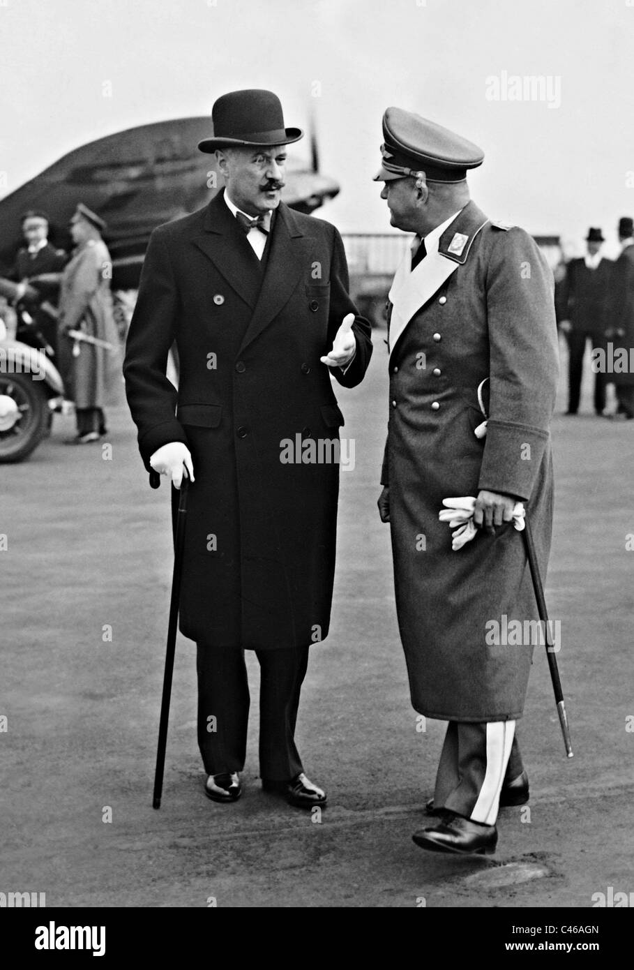 Andre francois poncet and the german air force general erhard milch hi ...