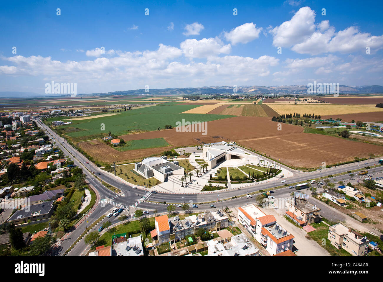 Aerial photograph of the city of Afula in the Jezreel valley Stock ...