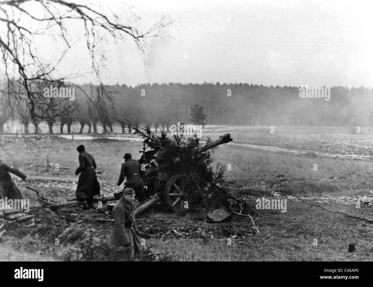 Second World War: German Artillery Stock Photo - Alamy