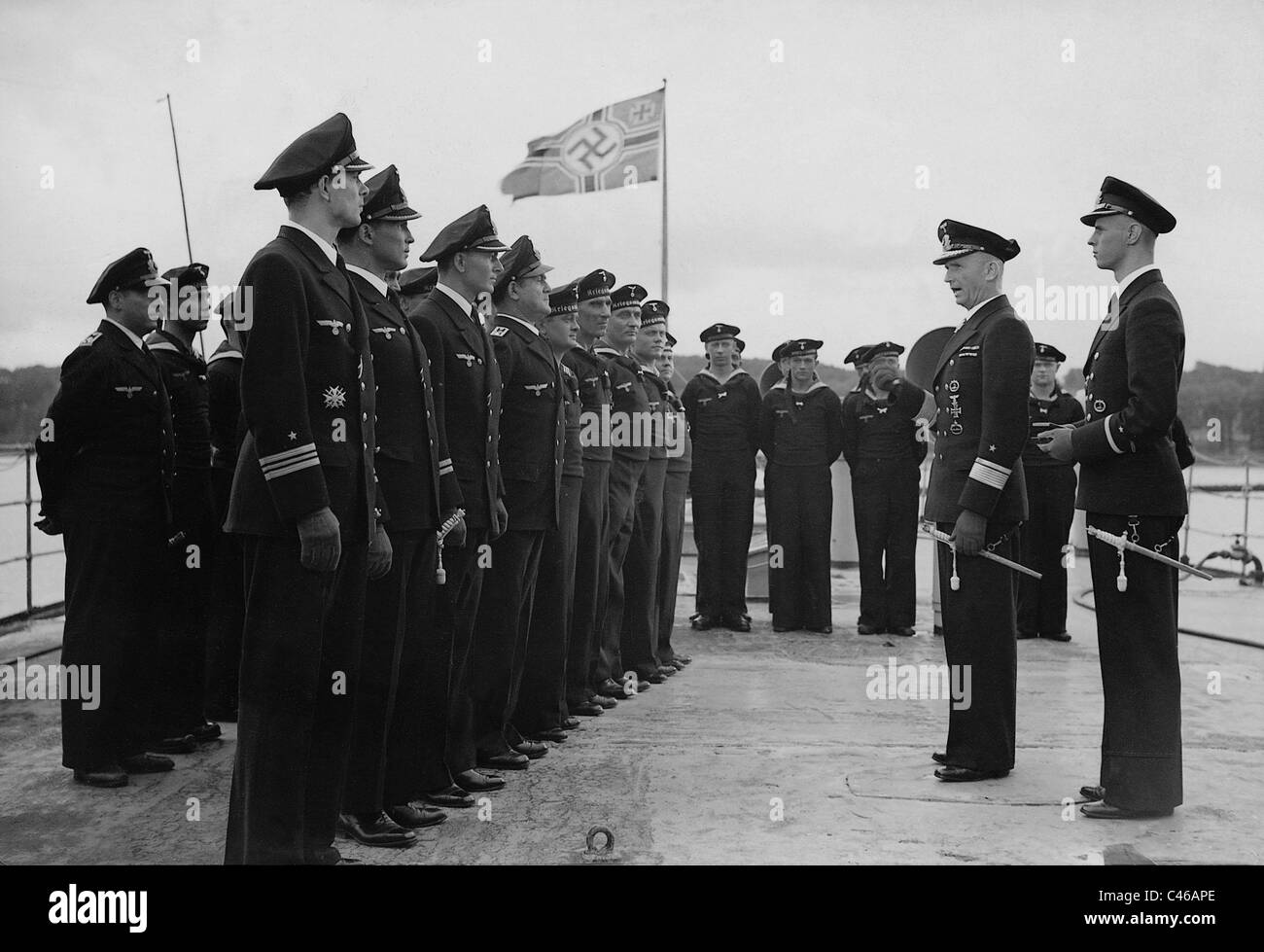 Admiral Karl Doenitz in 'U-Boat, Course West', 1940 Stock Photo - Alamy
